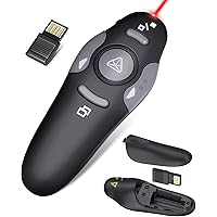 Amazon.com: Presentation Clicker Wireless Presenter Remote Powerpoint ...
