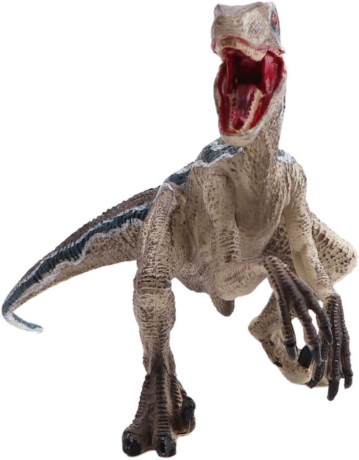 TOYANDONA 1 Pc Velociraptor Figure, Blue Mini Velociraptor Toy ...