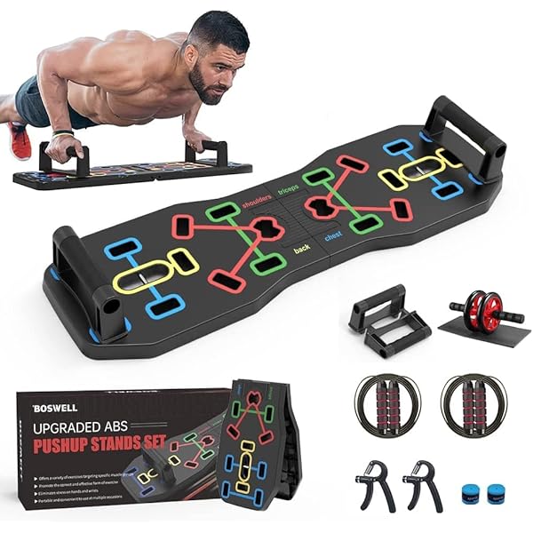 Multi-Function Push Up Handles for Floor Adjustable Pushup Fitness ...