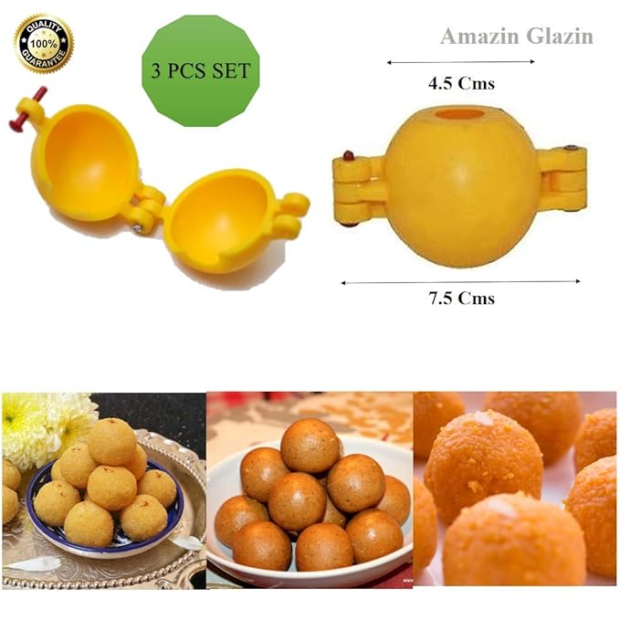 Buy Amazin Glazin Laddu Maker/Ladoo Mould/Homemade Stuffed Ladoo Maker ...