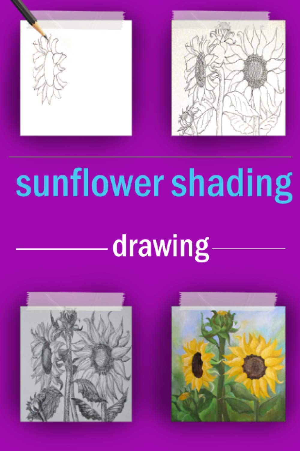Mua Sunflower shading drawing: Step-by-Step Projects to Improve Your ...