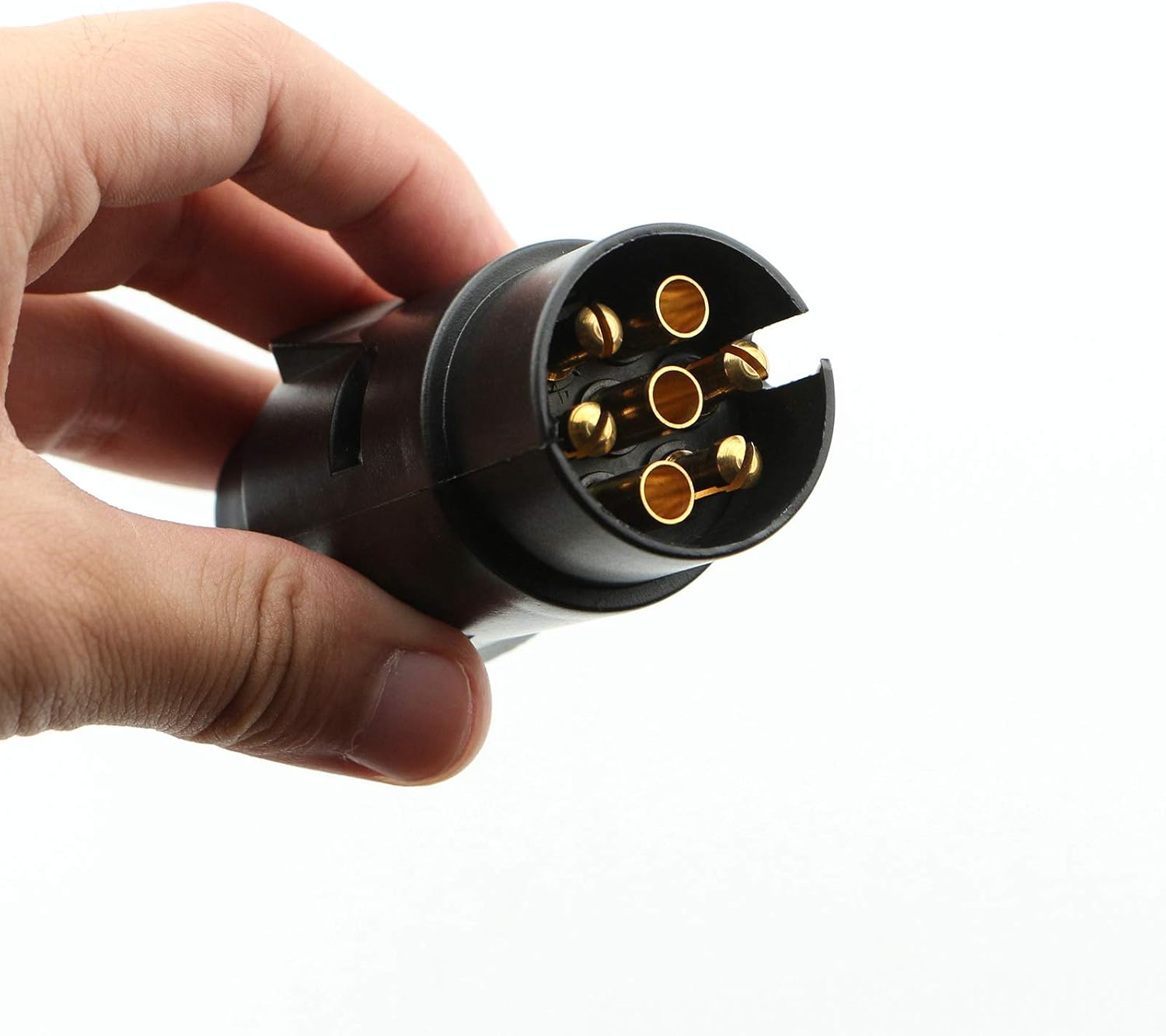 Spurtar 7 Pin Trailer Plug 7 Pole Round Pin 12V Trailer Wiring ...