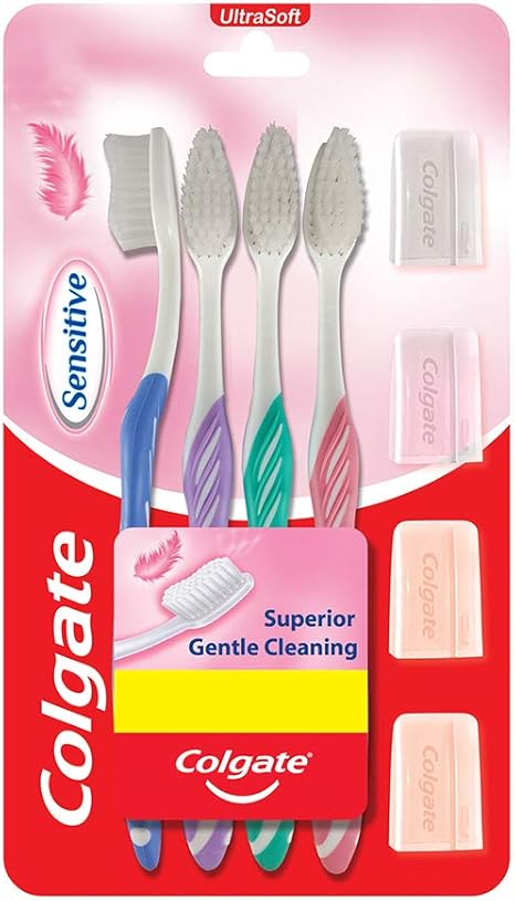Amazon.com: Colgate Toothbrush Sensitive, Pack of 4 Brushes: Health ...