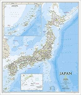 Amazon.fr - Japan Classic: Wall Maps Countries & Regions - Maps ...