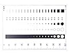Flaw SEC Size Estimation Chart Dirt Test Gauge for Dot and Line Defects ...
