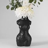Amazon.com: TRUDING Ceramic Body Vase for Modern Home Decor, Iridescent ...