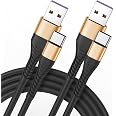 Amazon.com: USB Type C Charger Cable Fast Charging 10ft,Extra Long ...