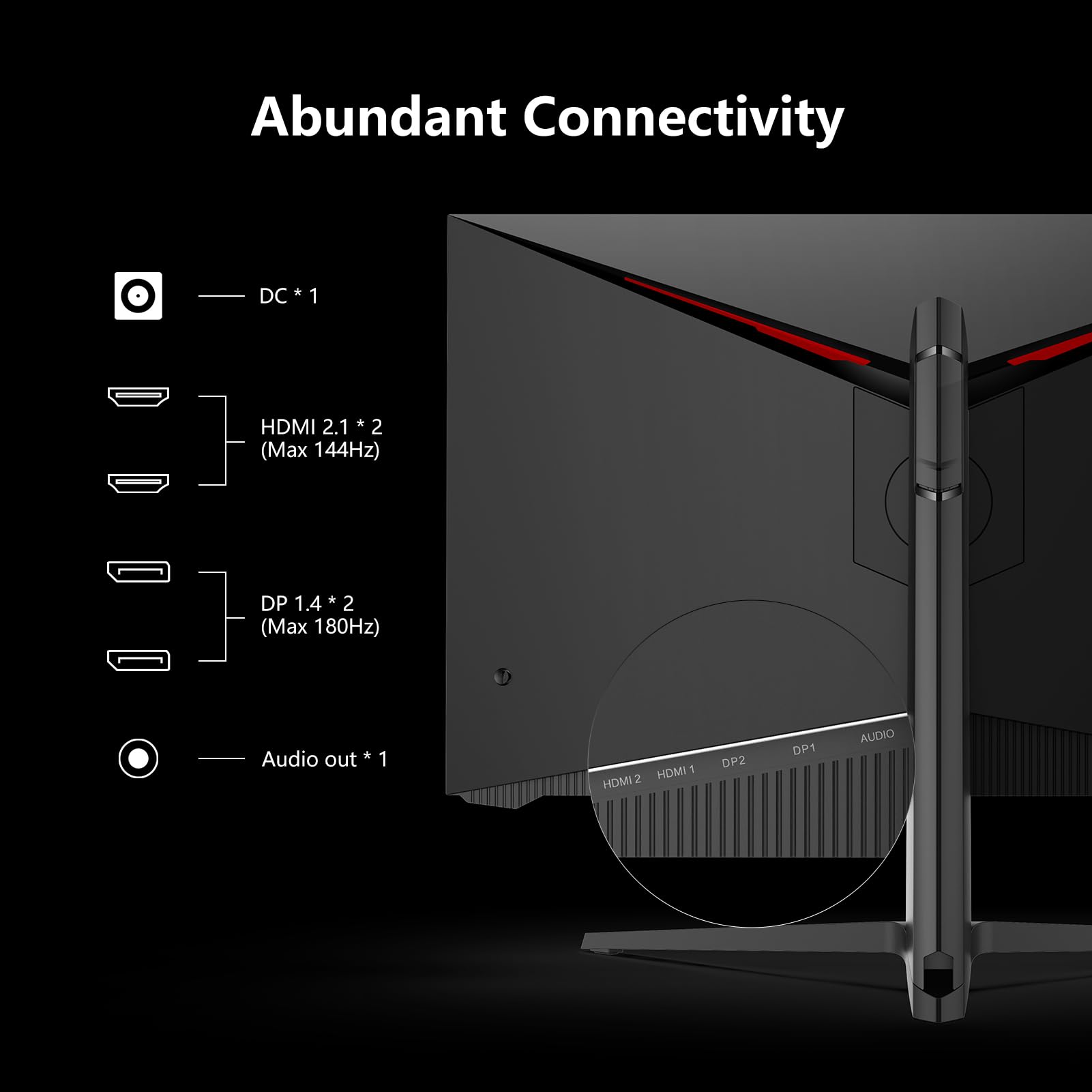 INNOCN 27 Inch QHD 2560 X 1440p 180Hz Fast IPS Gaming Monitor, FreeSync ...