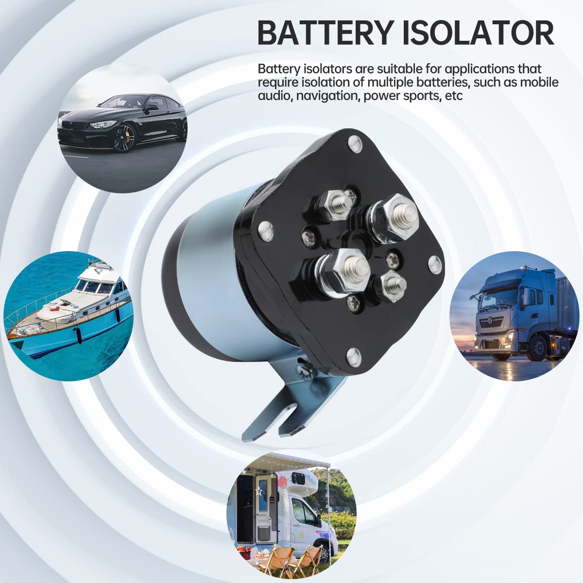 Mua 500 Amp Battery Isolator for Mobile Audio Relay 12V Relay 12Volt ...