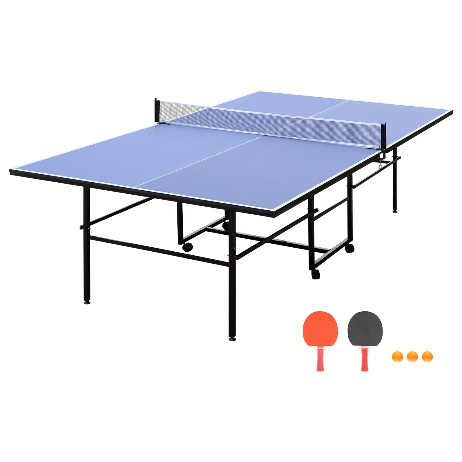 Zyerch Professional Ping Pong Table, 9FT Table Tennis Table Indoor ...
