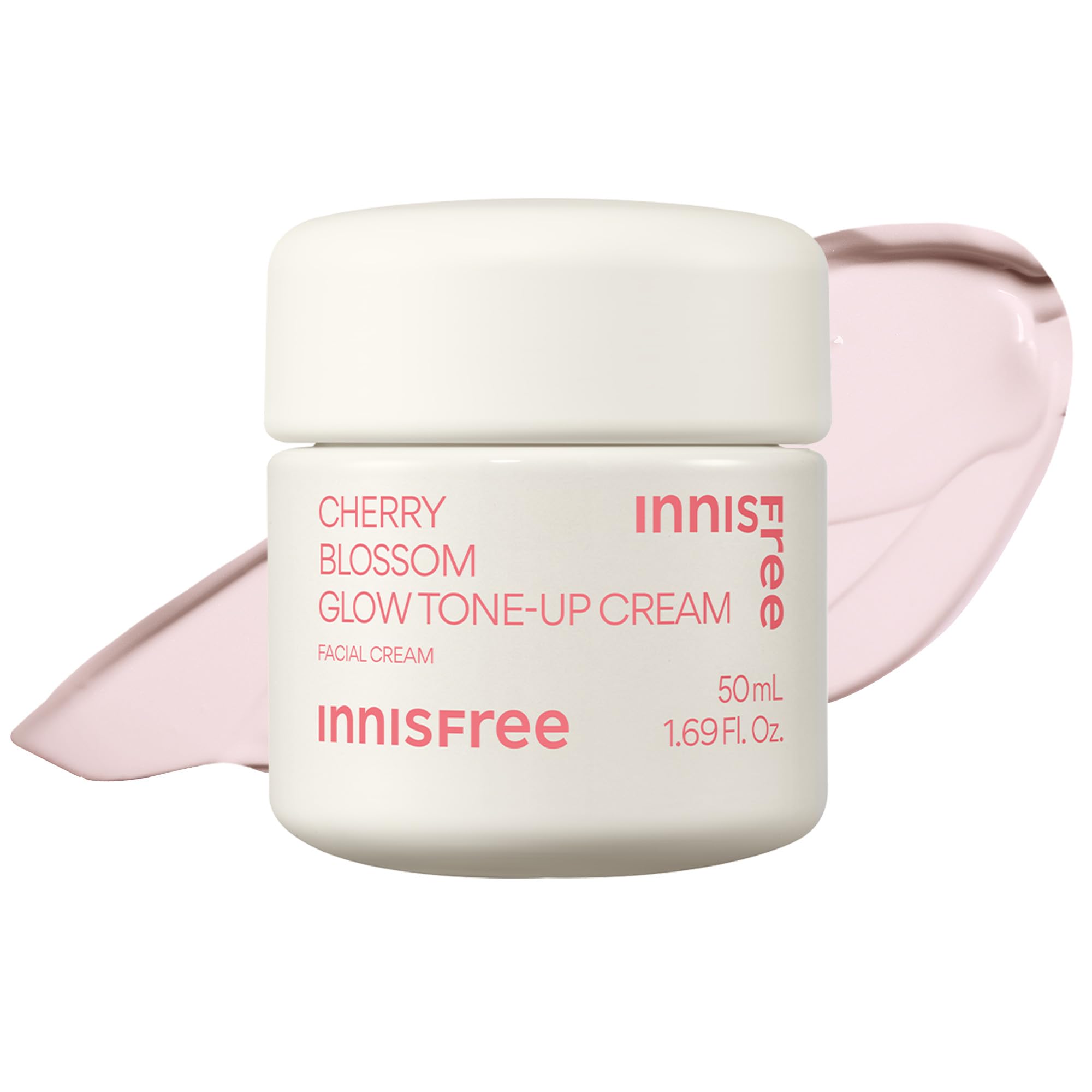 innisfree Cherry Blossom Glow Tone-Up Cream with Niacinamide for Bright ...