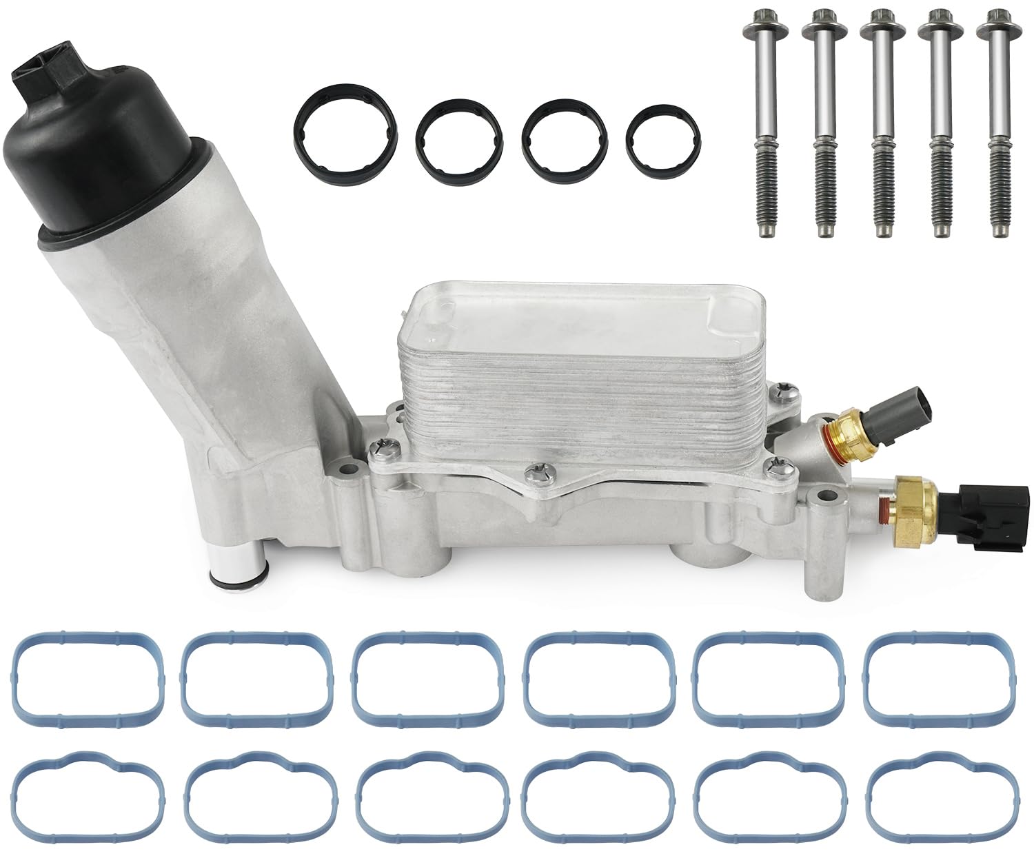 926-959 Upgrade Aluminum Engine Oil Filter Housing Oil Cooler Kit for ...