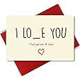 Amazon.com : Cheerin Greeting Card with Envelope - Happy Anniversary Card for Him - Romantic ...