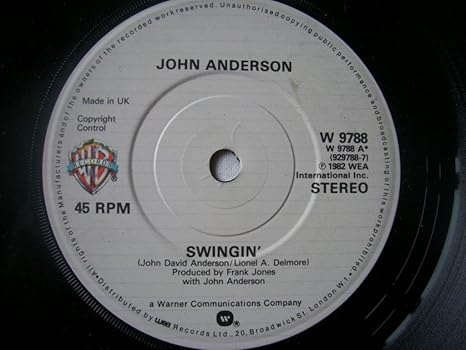 JOHN ANDERSON Swingin' UK 7" 45 - Amazon.co.uk