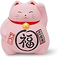 Amazon.com: COTONOHA Banko Ware Maneki-Neko Ceramic Piggy Bank - Lucky ...