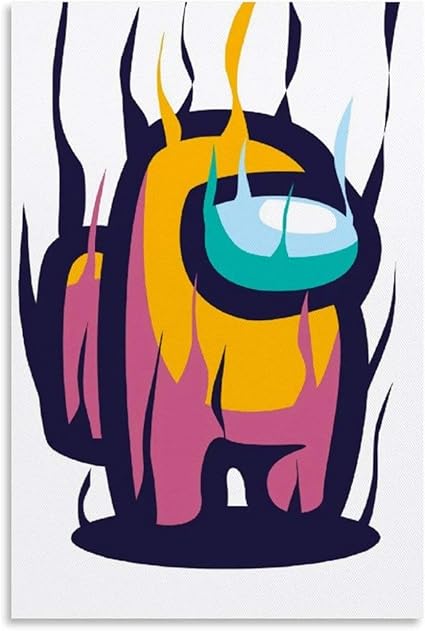 Impression sur toile Among Us In Vector Pop Art pour décoration d ...