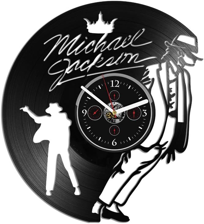 Amazon.com: Clock Wall Vintage Michael Jackson Vinyl Michael Jackson ...