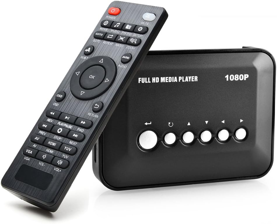 Lecteur Multimédia HDMI, AGPTEK HDMI Lecteur multimédia Numérique 1080P ...
