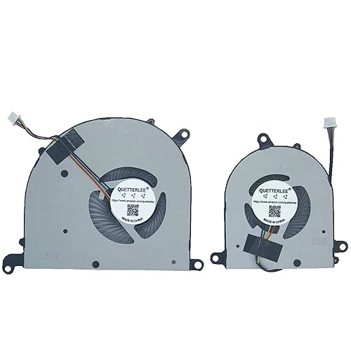 QUETTERLEE Replacement New Laptop CPU + GPU Cooling Fan for MSI Modern ...