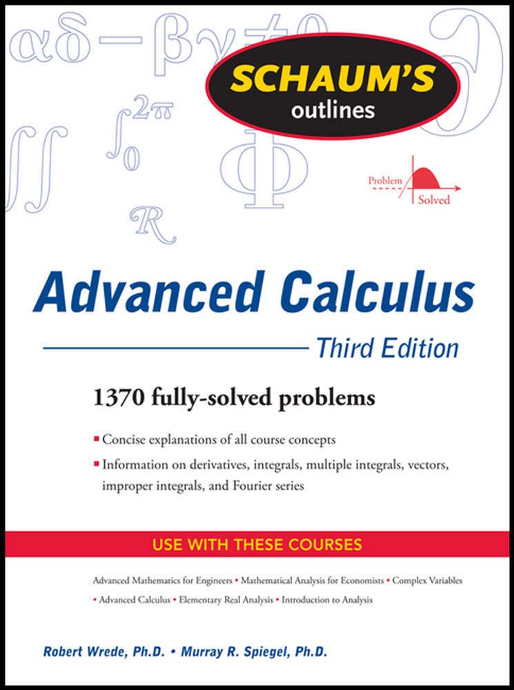 Advanced Calculus - Harvard Mathematics Department