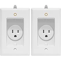 Black Recessed Clock Receptacle Recessed Outlet Installation