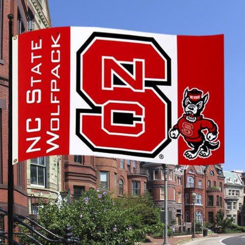 Amazon.com : NCAA North Carolina State Wolfpack Premium 3 x 5 Flag ...