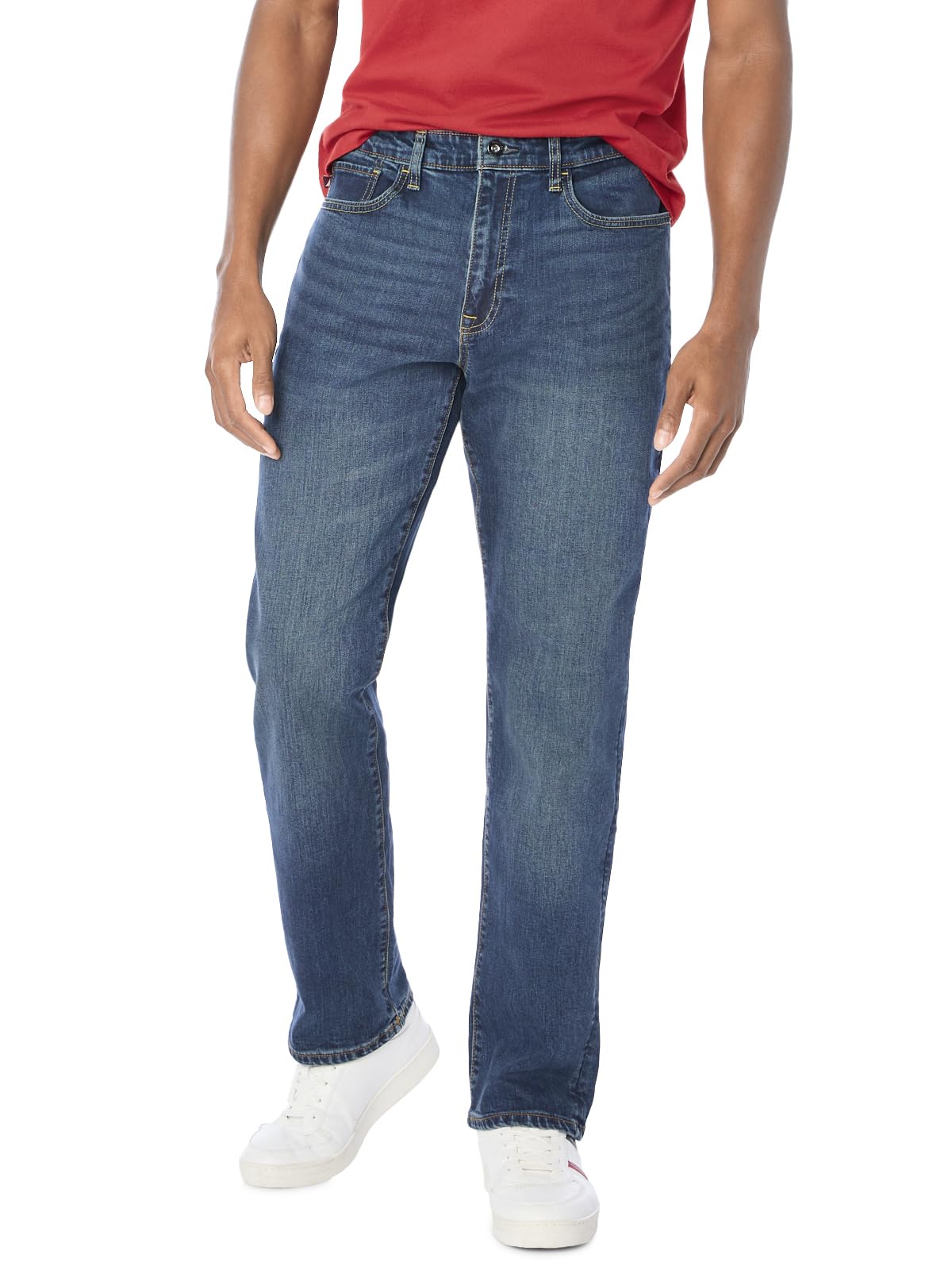 Nautica mens Nautica Original Relaxed Stretch Denim Jeans, Atlantic ...
