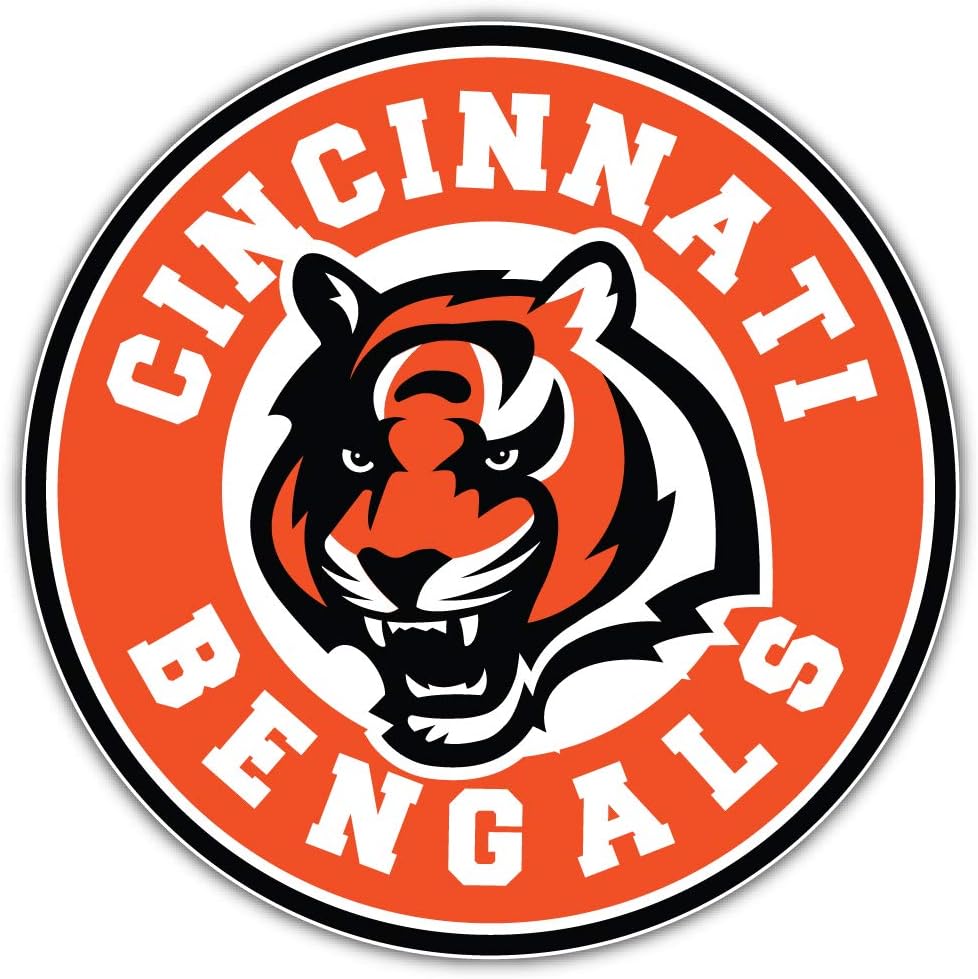 Bengals Football Cincinnati Sport Logo Decal 5 X 5 Auto Accessories Fan ...