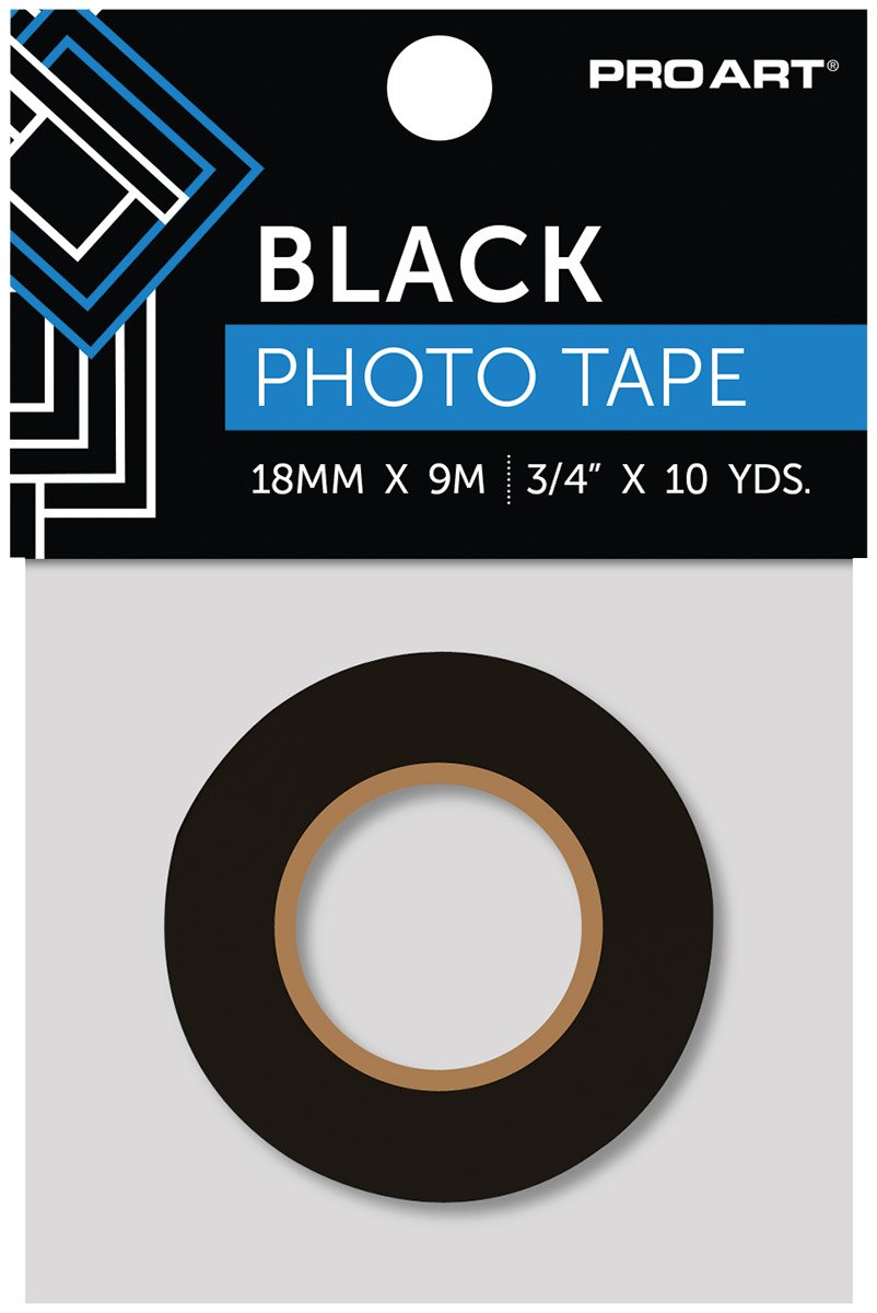 Amazon.com: Pro Art PRO-5360BT-3/4 Black Photo Tape, 3/4" x 10 yd: Arts ...
