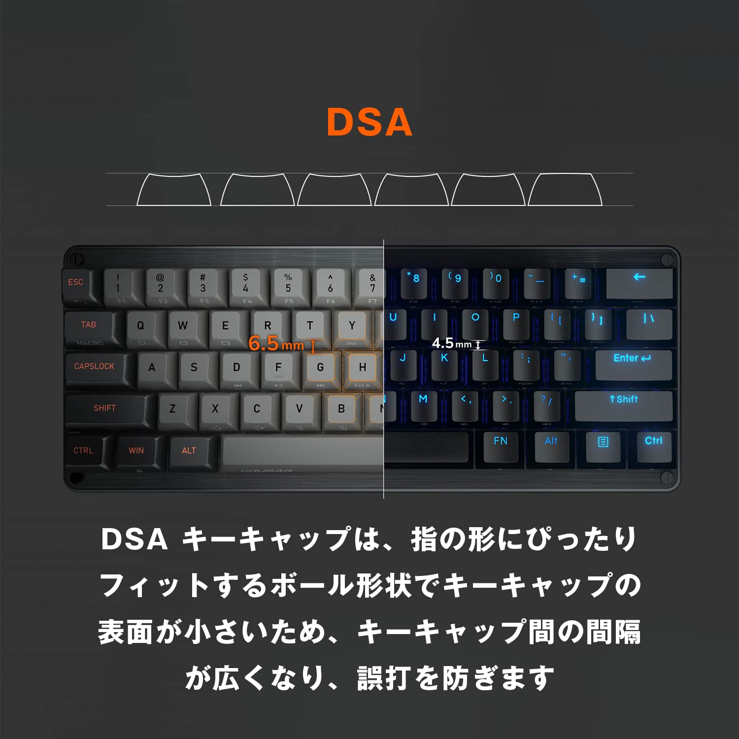 Mua COUGAR CGR-WM1MI-PRM Gaming Keyboard, 60% Layout, DSA Key Cap ...