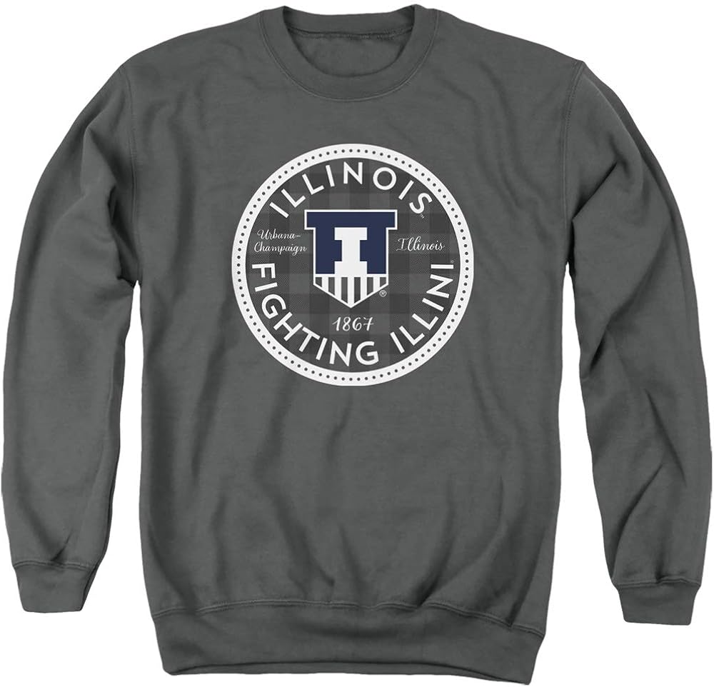 Amazon.com: University of Illinois Official Plaid Badge Unisex Adult ...