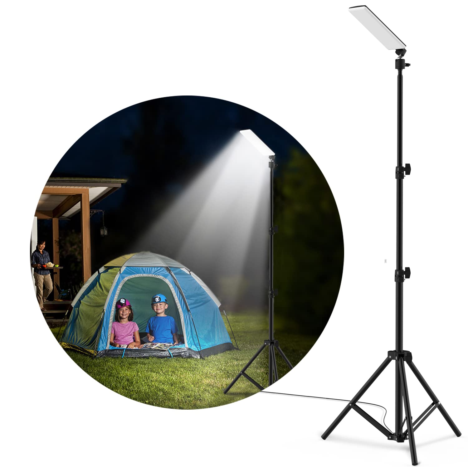 Camping Light,1680 Lumen Portable Light, LED Barbecue Lamp, Work Lights ...