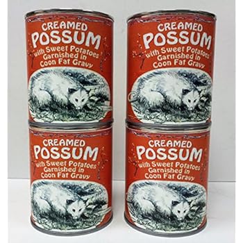 Amazon.com : 2-Pack of Creamed Possum in Coon Fat Gravy Garnished with ...