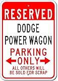 Amazon.com: Dodge Power-Wagon 4 Wheel Drive Reproduction Metal Sign 8 x ...