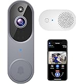 Amazon.com : Aiwit 1080p Video Doorbell Camera, Wireless Indoor/Outdoor ...