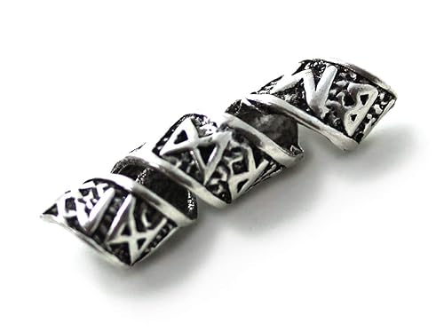 LynnAround 925 Sterling Silver Norse Nordic Viking Celtic Runes Beard ...