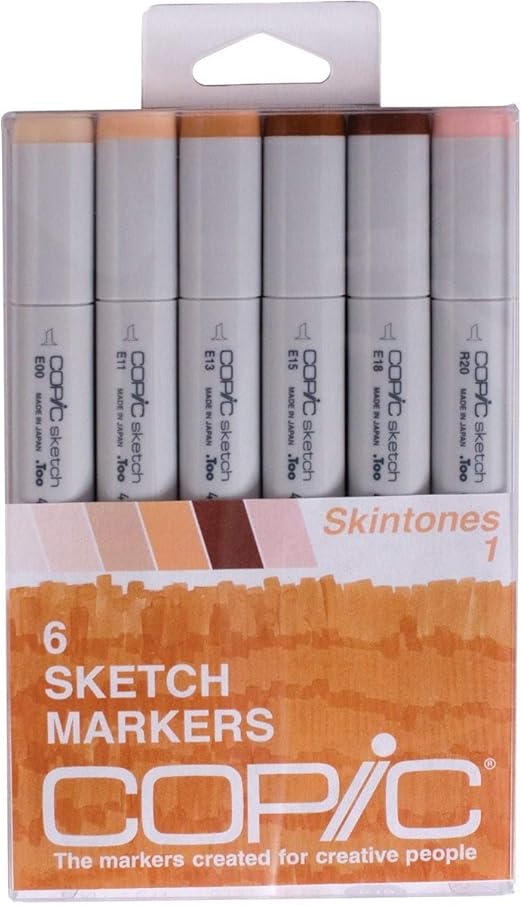 Copic Marker Sketch Skin Tones 1 Marker (Pack of 6): Amazon.ca: Home ...
