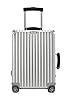 Rimowa Classic Flight IATA Carry on Luggage 21" Inch Cabin Multiwheel 33L TSA Suitcase Silver in ...