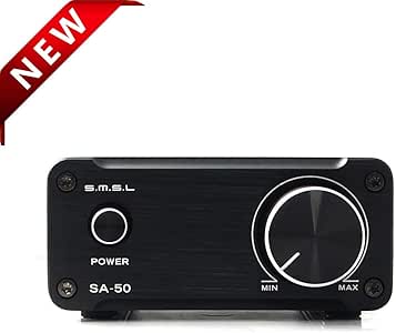 SMSL SA-50 T-AMP SA50 2 x 50 W Amplificador Digital Clase D Plata ...