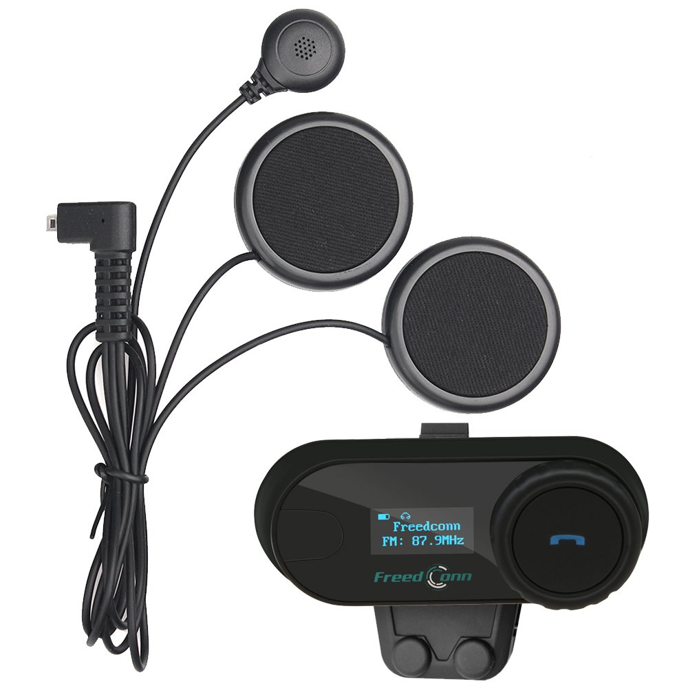 FreedConn Motorcycle Motorbike Helmet Bluetooth Intercom Interphone ...