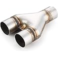 Amazon.com: Exhaust Y Pipe 2.5" Inlet, A-KARCK Stainless Steel 2.5 ...