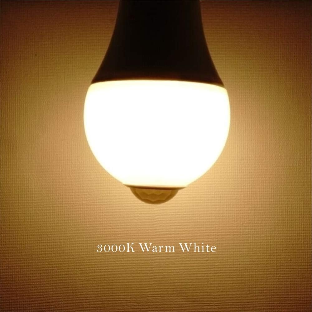Boxlood PIR Motion Sensor Light Bulb, B22 Bayonet, 100W Equivalent ...