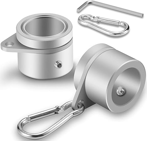 Amazon.com : BONWIN Flag Pole Rings, 2 Pcs Anti Wrap Flag Pole Clips ...