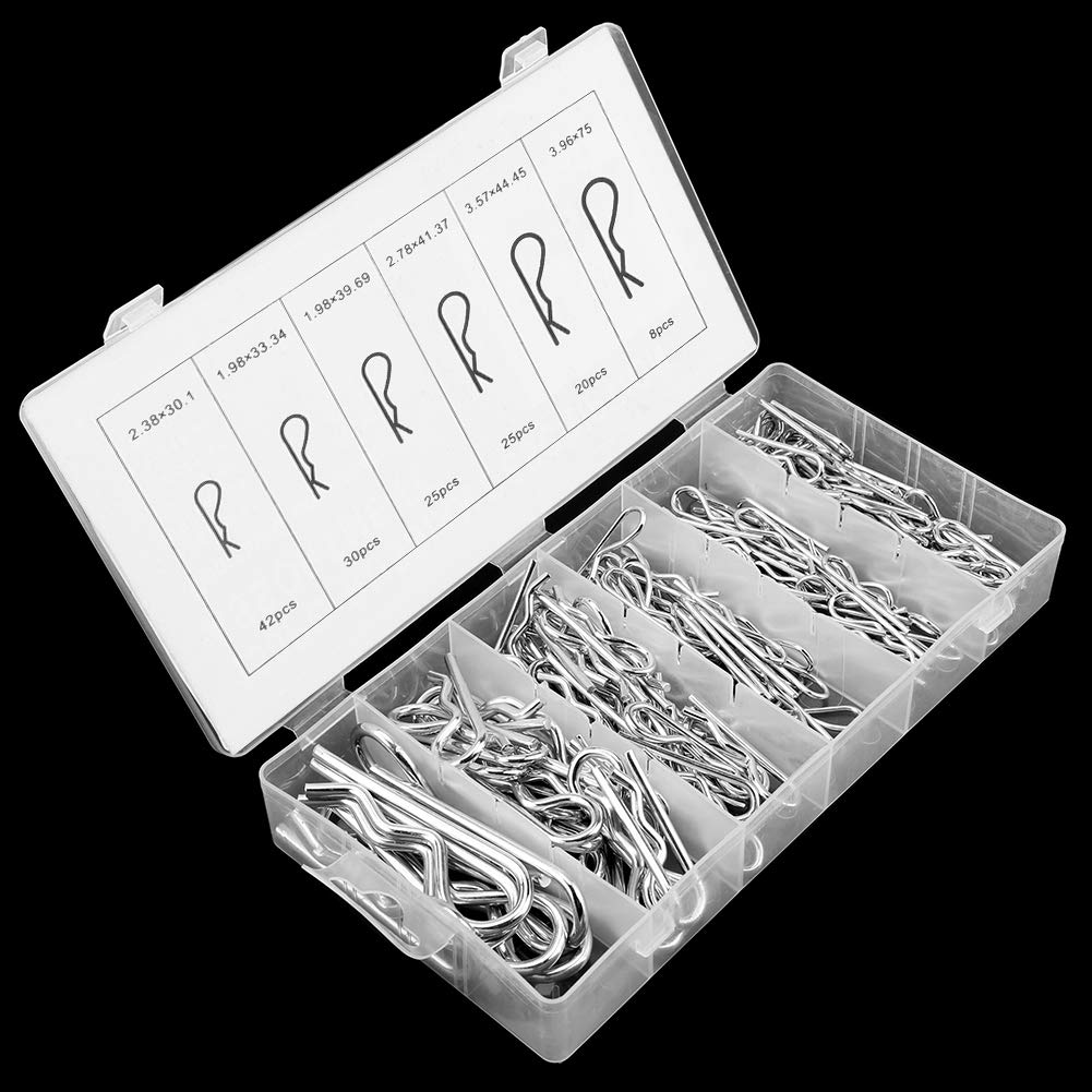 Cotter Pin-150pcs R Cotter Pin Tractor Pin Clip Assortment Fastener Set ...