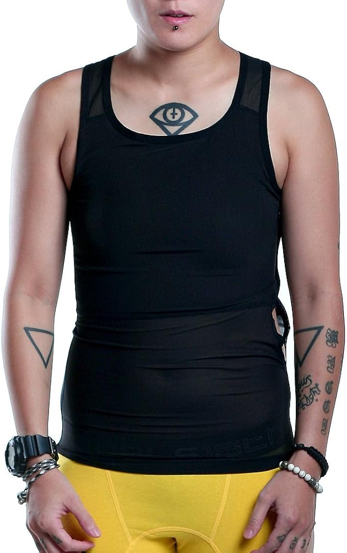Amazon.com: DOUBLE DESIGN Cool Mesh Full Length Chest Binder: Clothing
