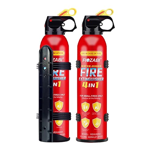 FIOZABI Portable Fire Extinguisher Spray With Bracket Can Prevent Re ...