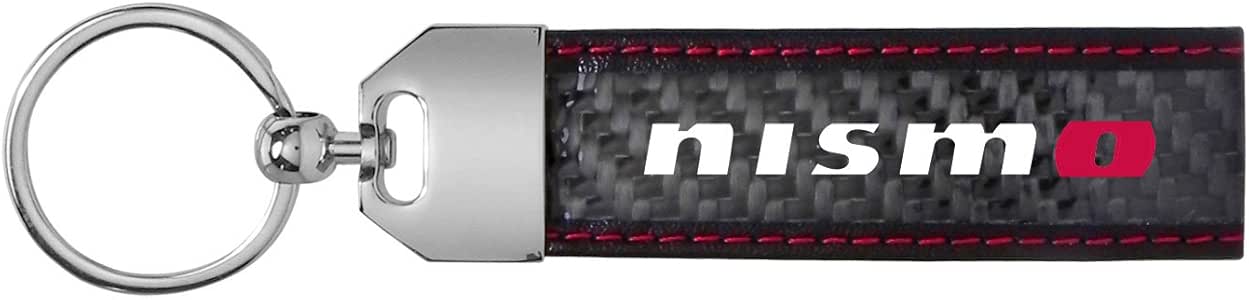 Amazon.com: iPick Image Real Carbon Fiber Strap Key Chain for Nissan ...