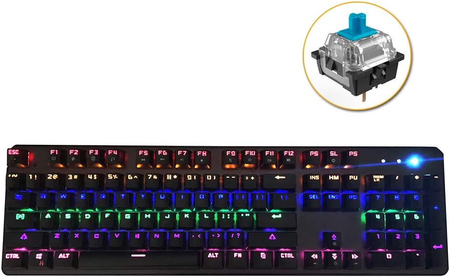 James Donkey 610 Mechanical Keyboard OUTEMU 104 Key 50 Million Click ...