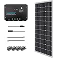 Amazon.com : Renogy 100 Watt 12 Volt Solar Panel Starter Kit with 100W ...