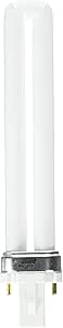 Feit Electric PL9/41 9-Watt Fluorescent PL Bulb, 6.4"H x 1.2"D, 4100K ...